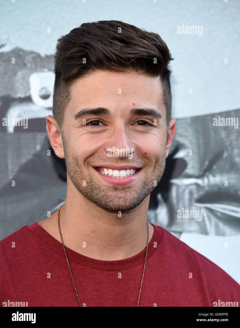 Hollywood, California, USA. 19th July, 2016. Jake Miller arrives for ...