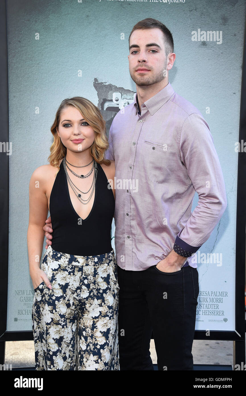 Hollywood, California, USA. 19th July, 2016. Sammi Hanratty arrives for ...