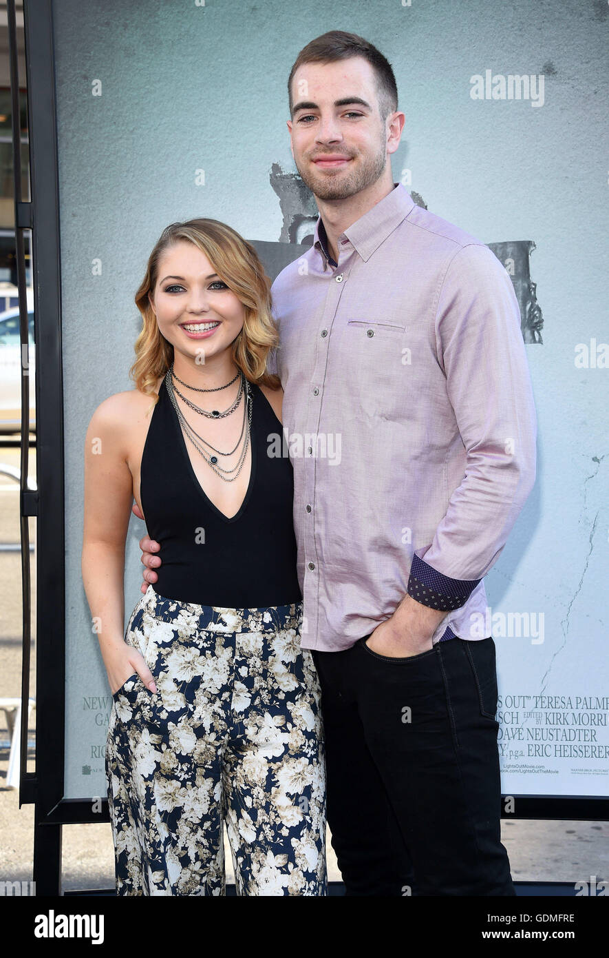 Hollywood, California, USA. 19th July, 2016. Sammi Hanratty arrives for ...