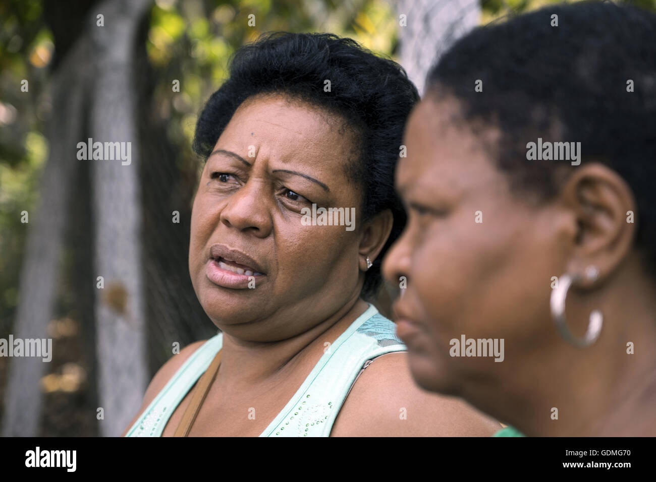 Rio de Janeiro, Brazil. 16th July, 2016. Rosangela Freita (54) (l), a ...