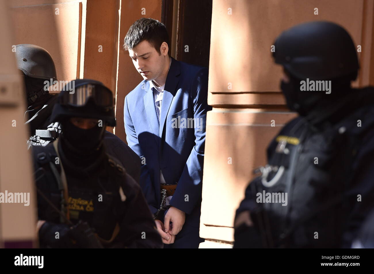 Brno, Czech Republic. 20th July, 2016. U.S. citizen Kevin Dahlgren ...