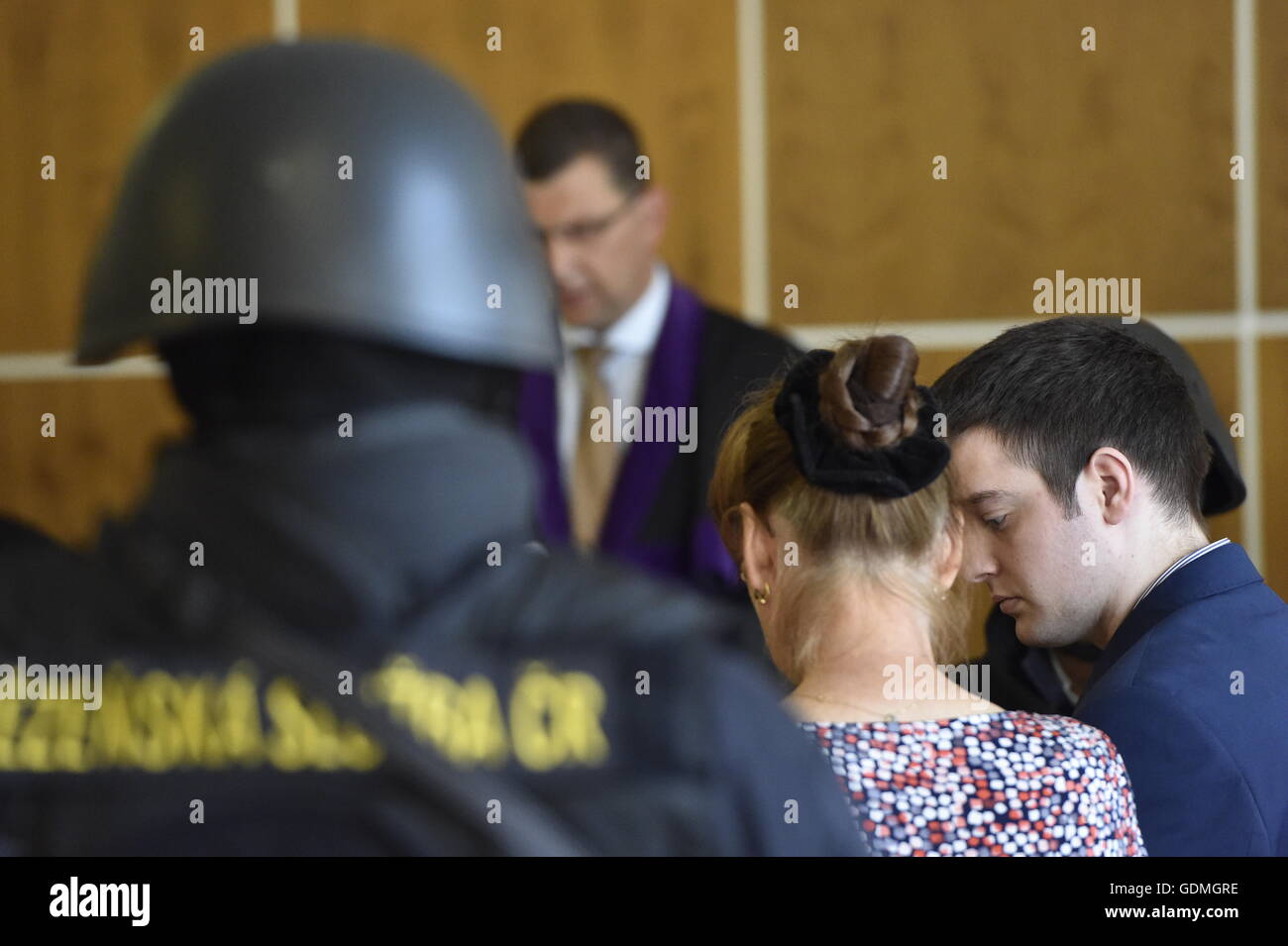 Brno, Czech Republic. 20th July, 2016. U.S. citizen Kevin Dahlgren ...