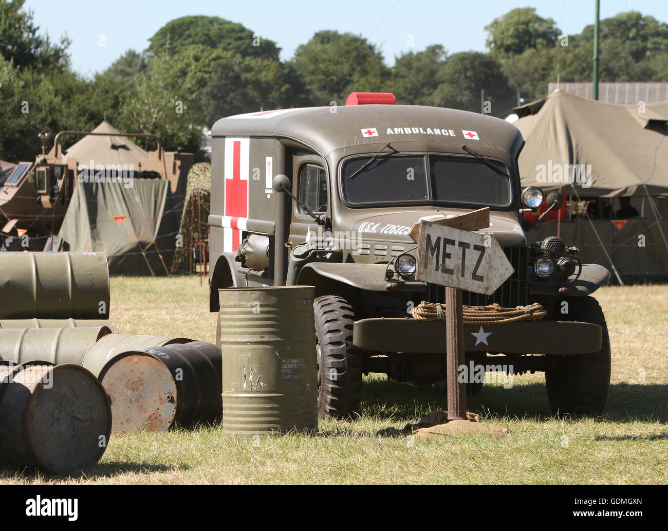 American army camp uk ww2 hi-res stock photography and images - Alamy