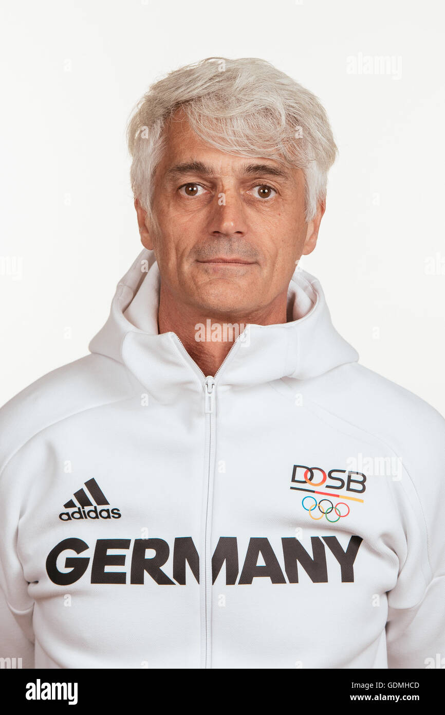 Hannover, Germany. 15th July, 2016. Peter Schaupp poses at a photocall ...