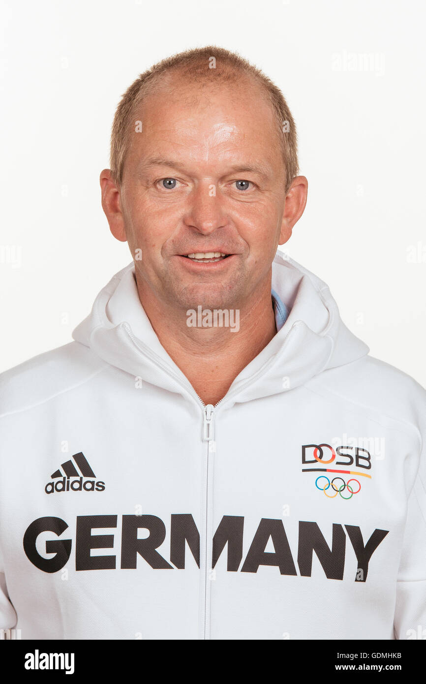 Hannover, Germany. 19th July, 2016. Michael Trummer poses at a ...