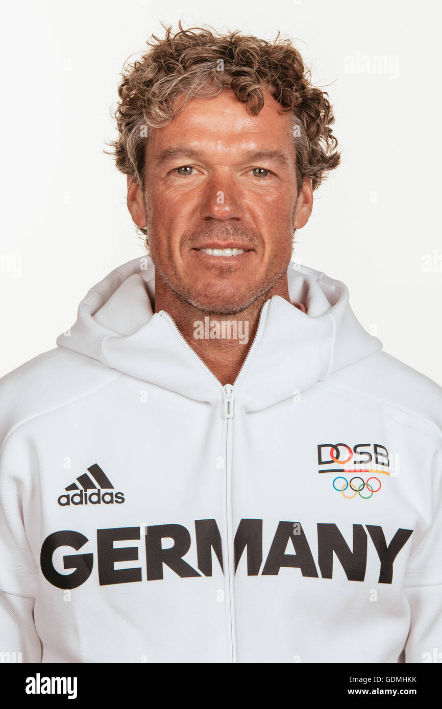 Ulrich Zilg poses at a photocall during the preparations for the ...