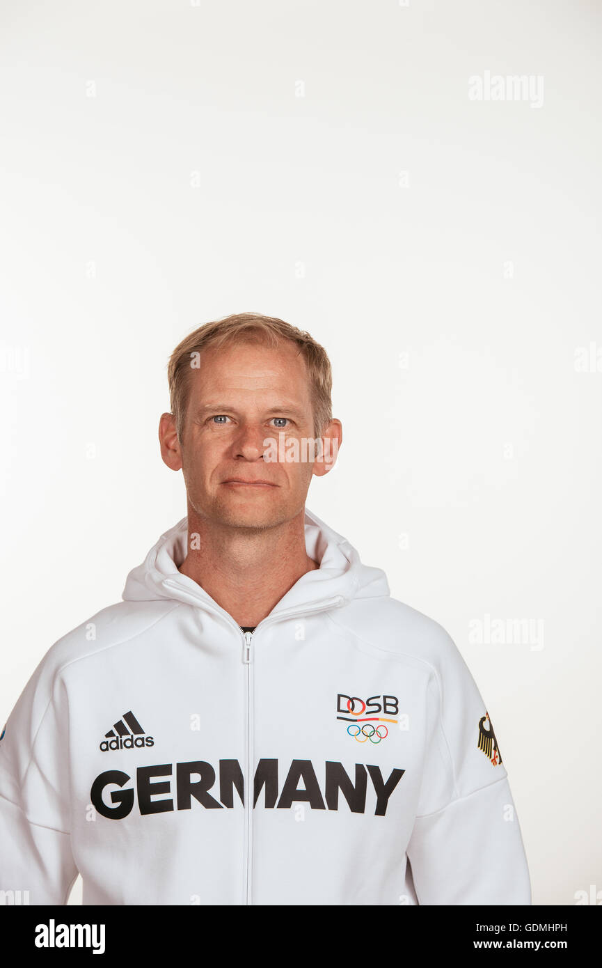 Michael Keim poses at a photocall during the preparations for the ...