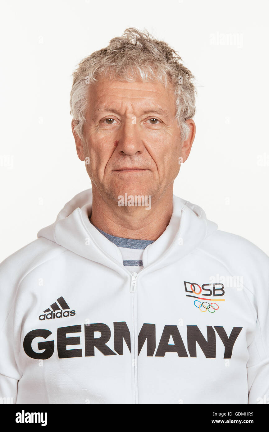 Dr. Helmut Schreiber poses at a photocall during the preparations for ...