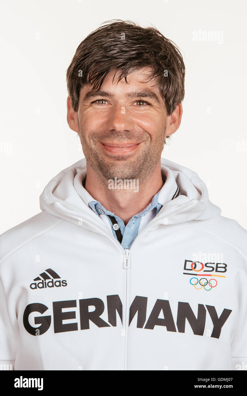 Christian Peiler poses at a photocall during the preparations for the ...