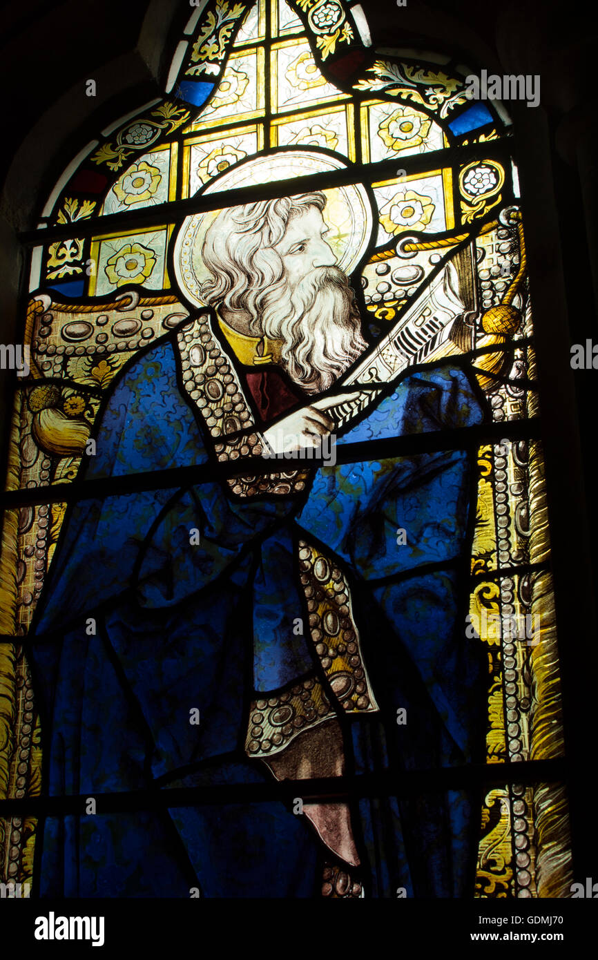 Simeon stained glass in St. James the Great Church, Old Milverton ...