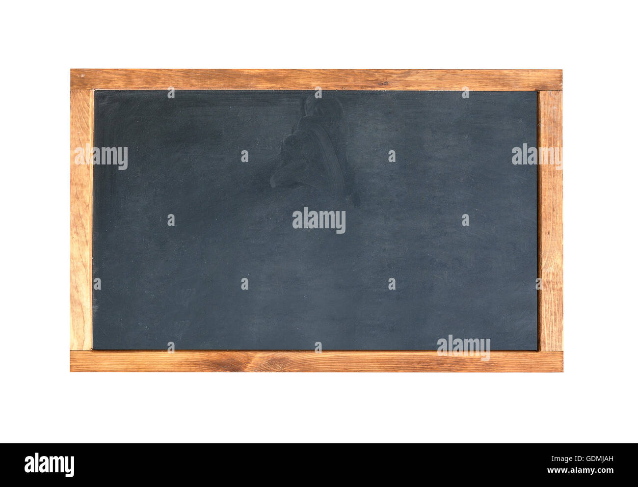 School board. Blank empty frame blackboard, with chalk traces Stock ...
