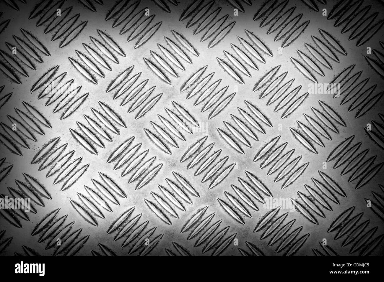 Industrial shiny metal silver list with rhombus shapes Stock Photo - Alamy