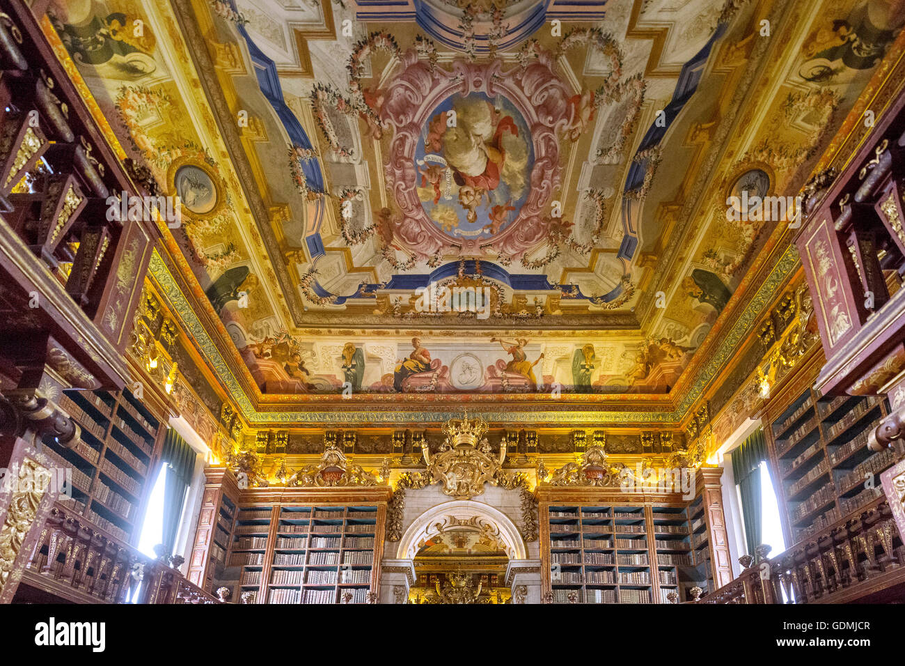 Biblioteca Joanina, historic University Library, University of Coimbra ...
