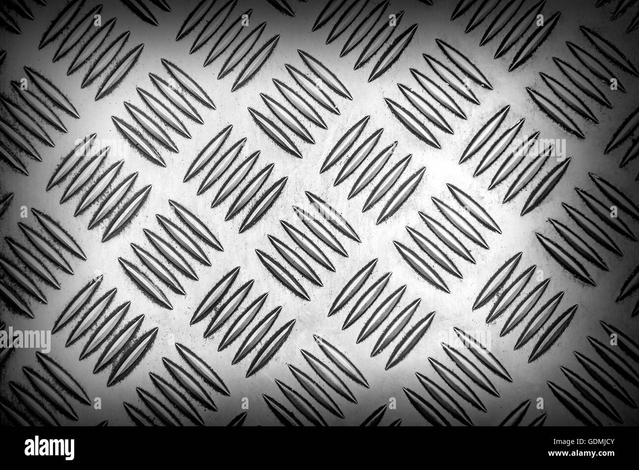 Industrial shiny metal silver list with rhombus shapes Stock Photo - Alamy