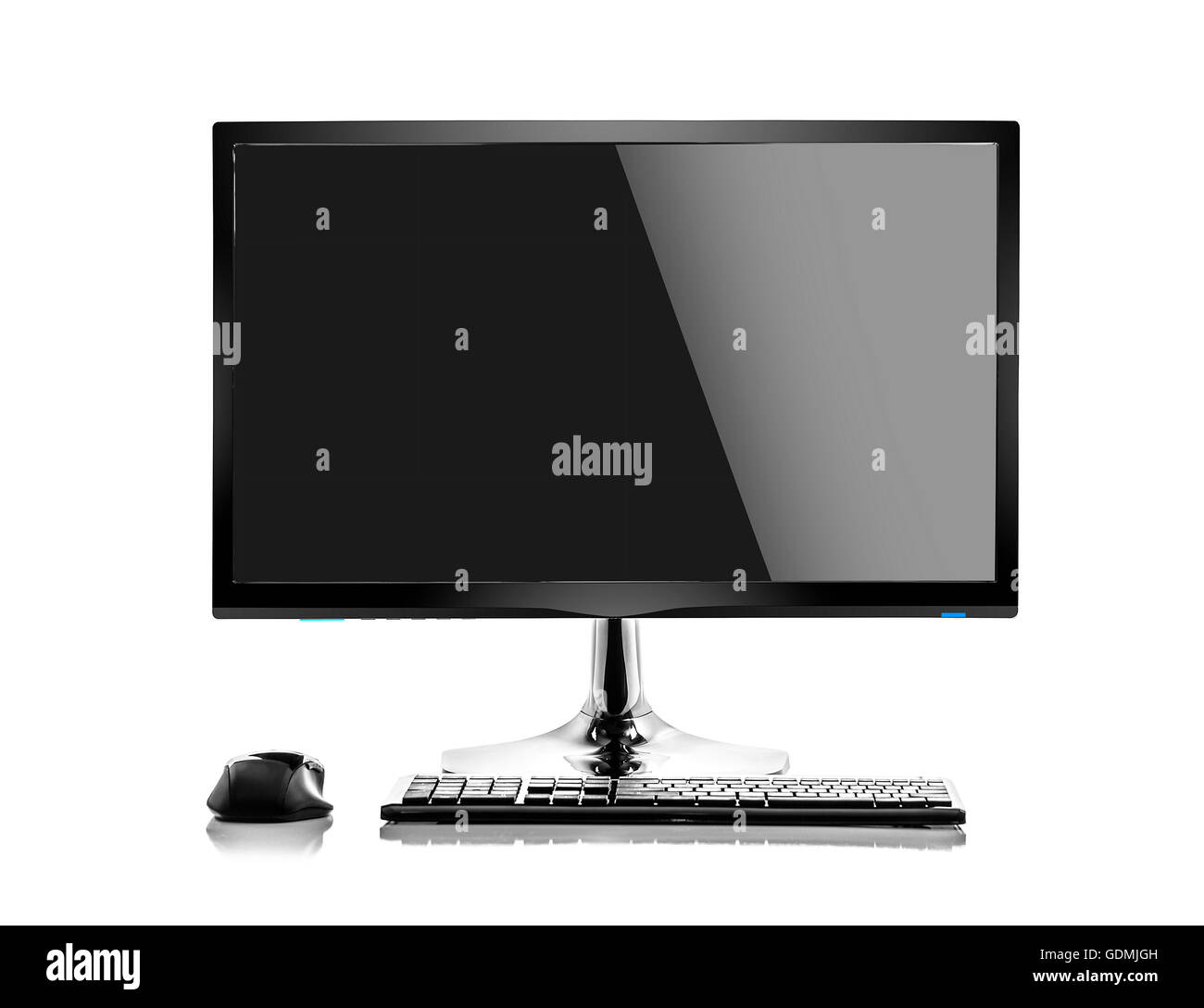 Desktop computer. Modern computer over white background Stock Photo - Alamy