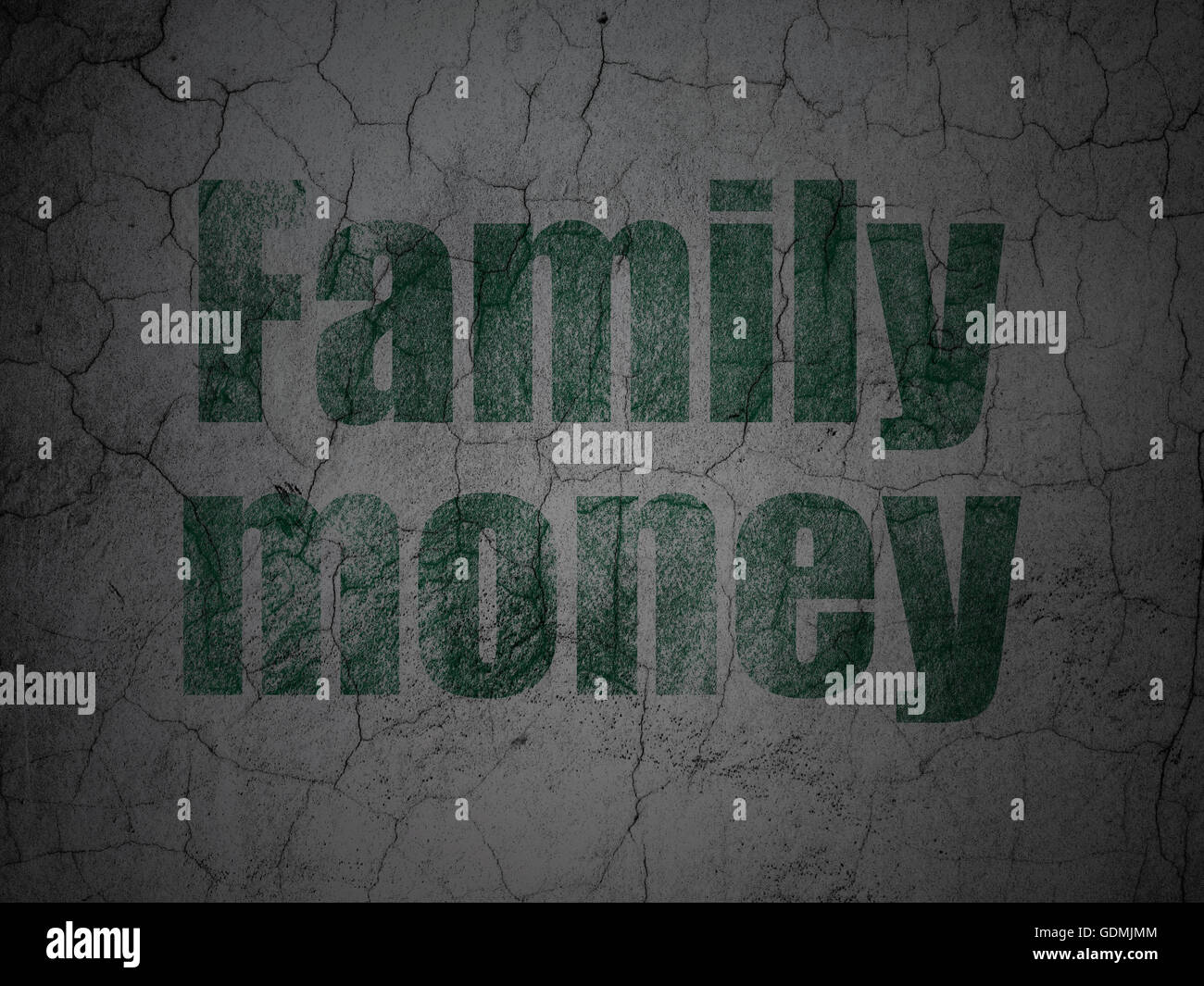 Currency concept: Family Money on grunge wall background Stock Photo ...