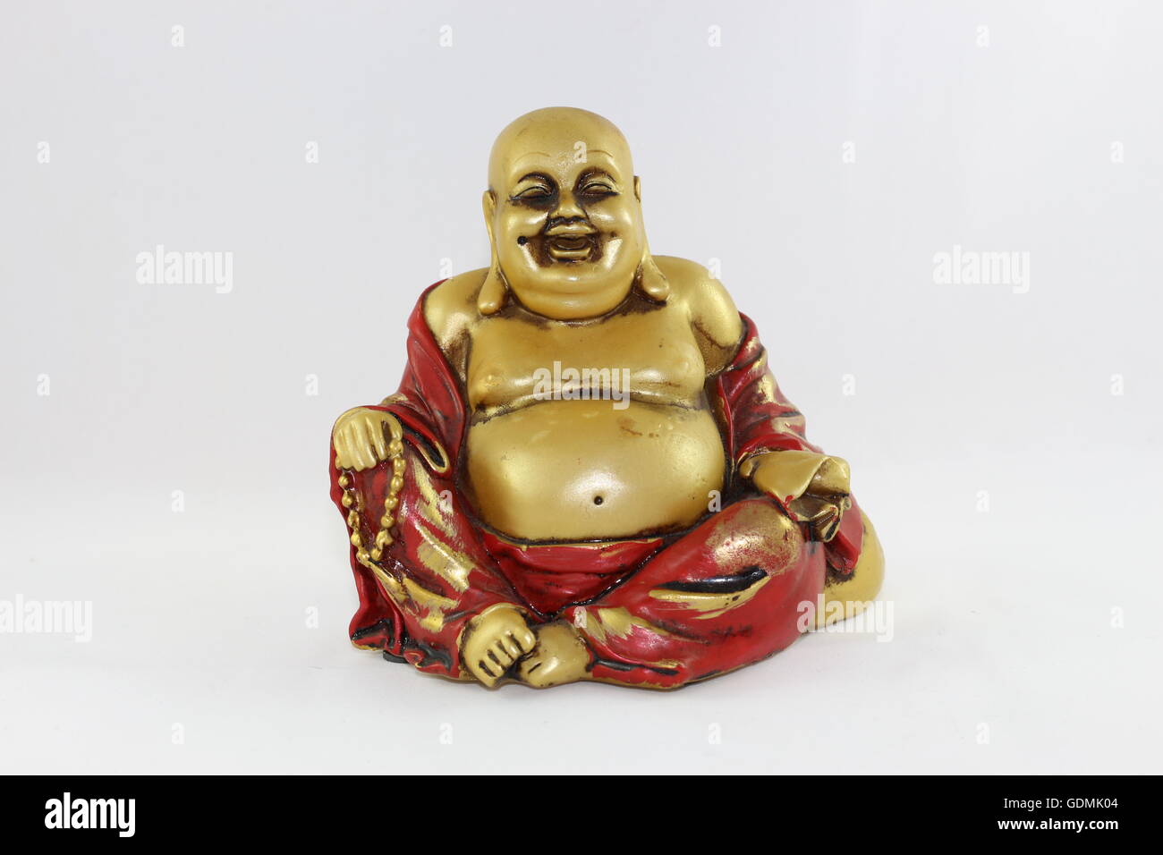 Red And Gold Happy Buddha