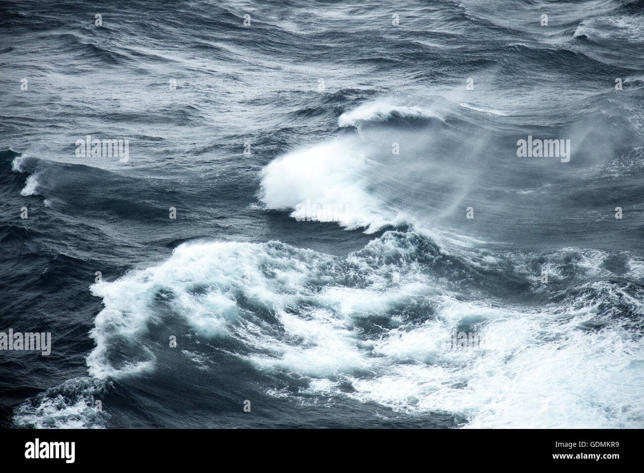 Storm force winds and rough seas Stock Photo - Alamy