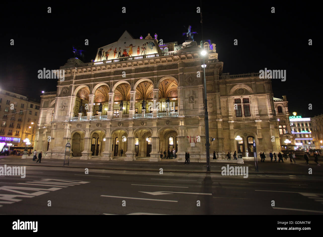 Vienna State Opera House (Staatsoper). Vienna, Austria on October 10 ...