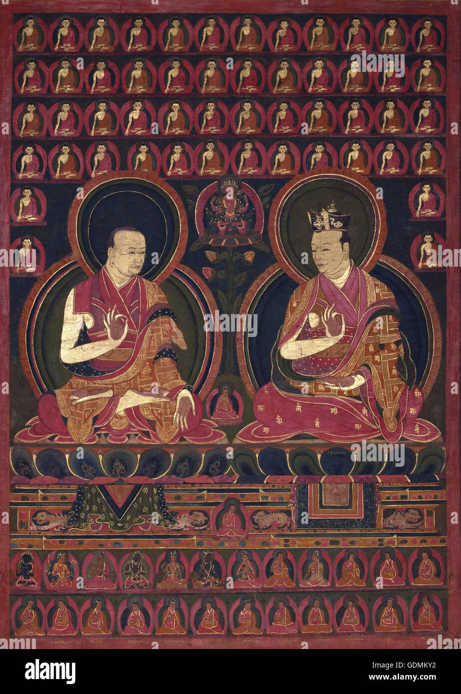 Eighth Karmapa, Mikyo Dorje (1507-1554) and his teacher the First ...