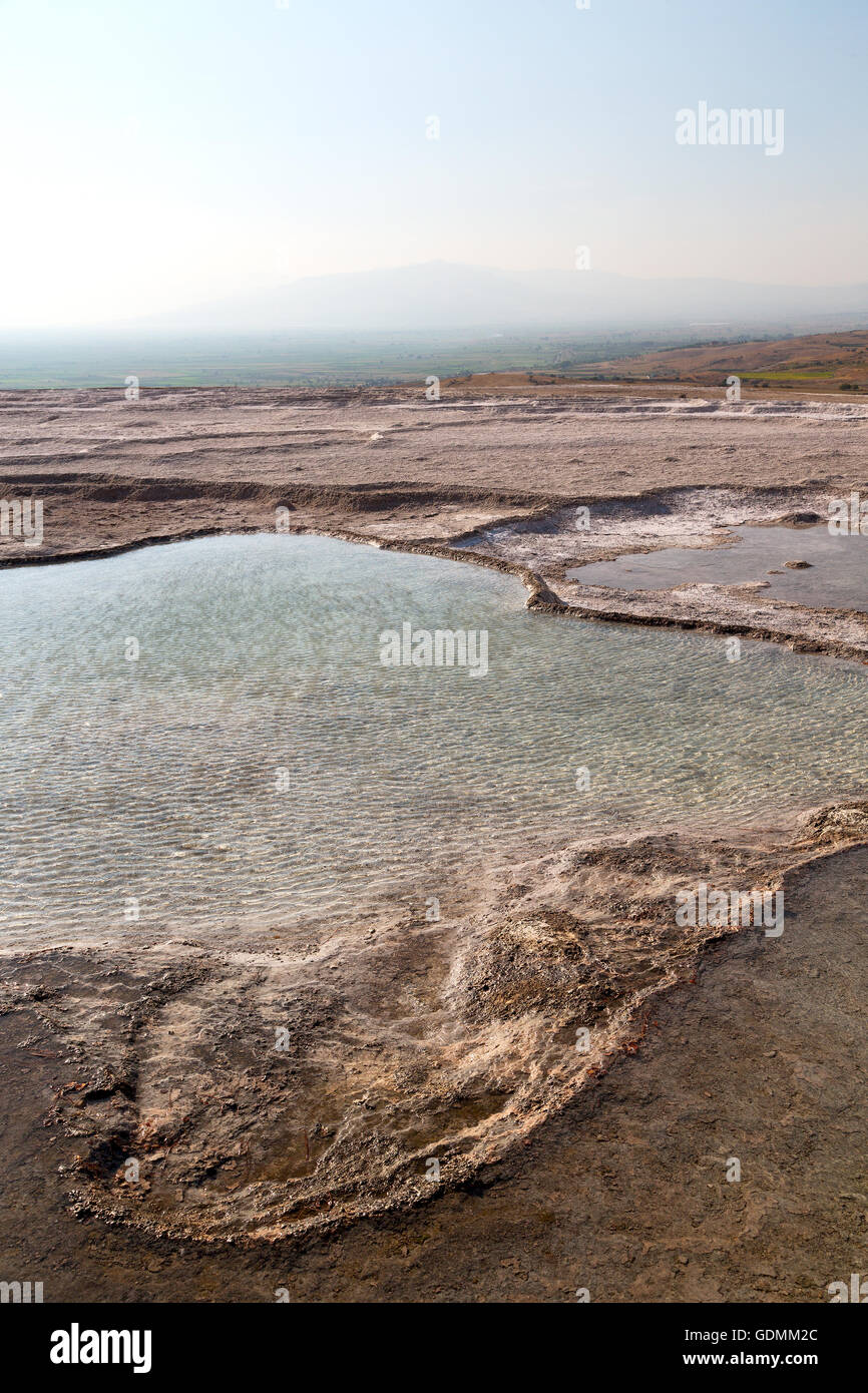 unique abstract in pamukkale turkey asia the old calcium bath and ...