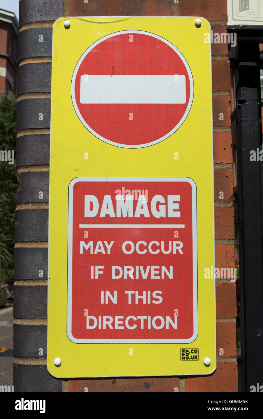 No Damage Sign