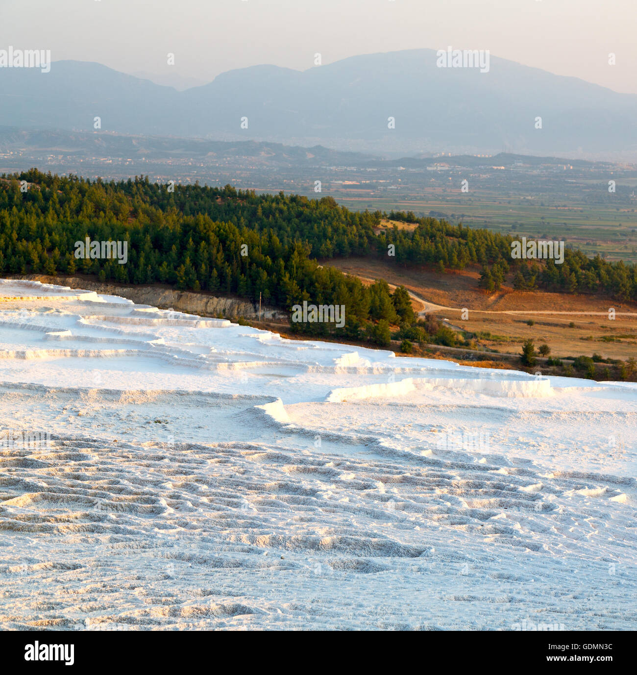 unique abstract in pamukkale turkey asia the old calcium bath and ...