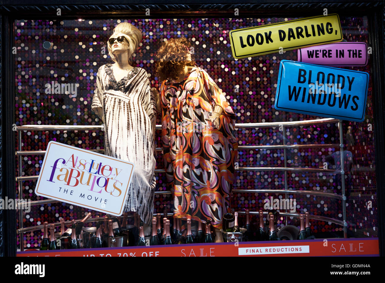 Liberty of London Department Store window display: Absolutely Fabulous ...