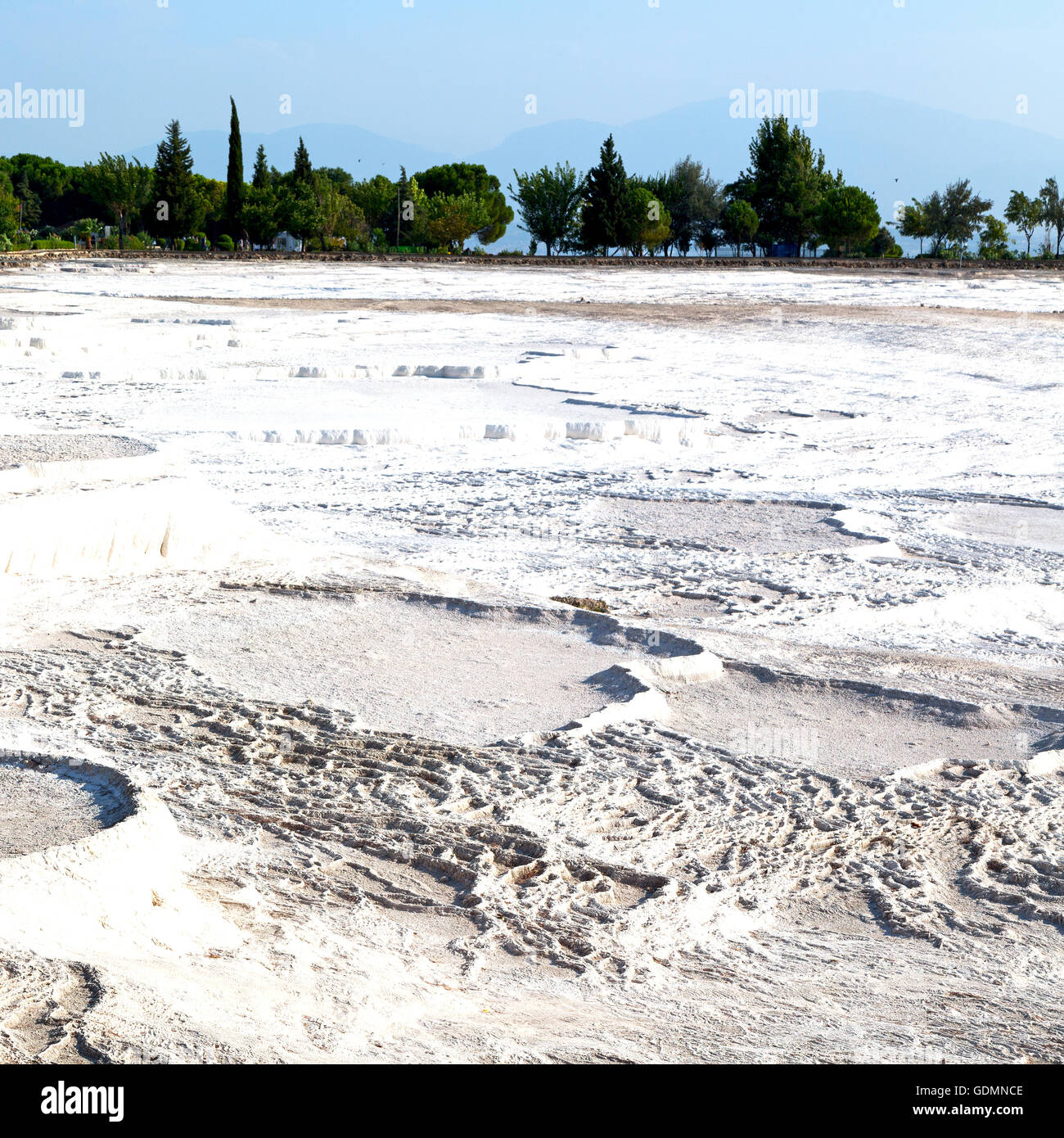 unique abstract in pamukkale turkey asia the old calcium bath and ...