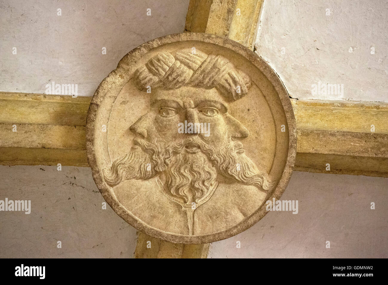 Legendary keystone of the templars fortress of tomar hi-res stock ...