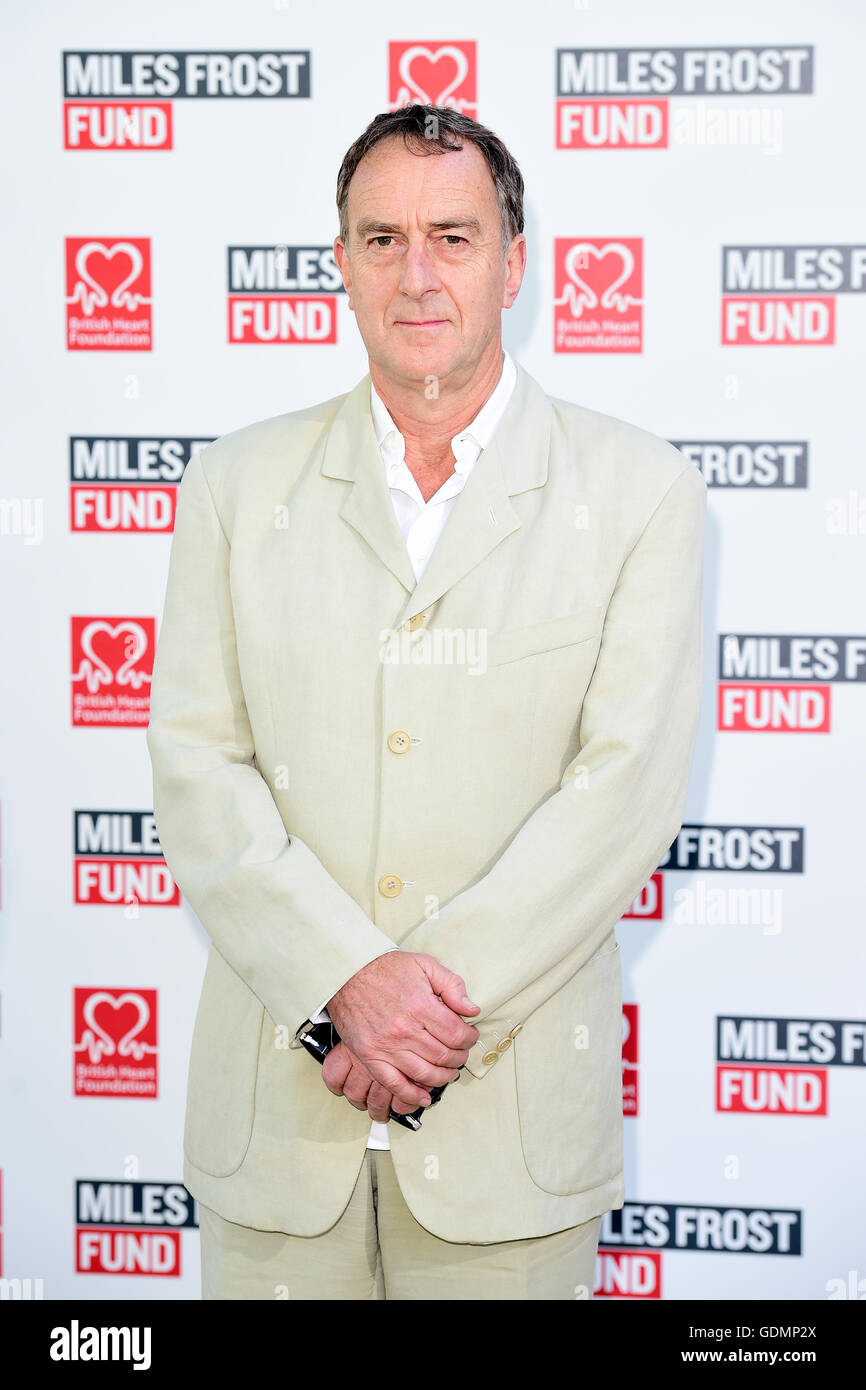 Angus deayton attending frost summer party fundraiser hi-res stock ...