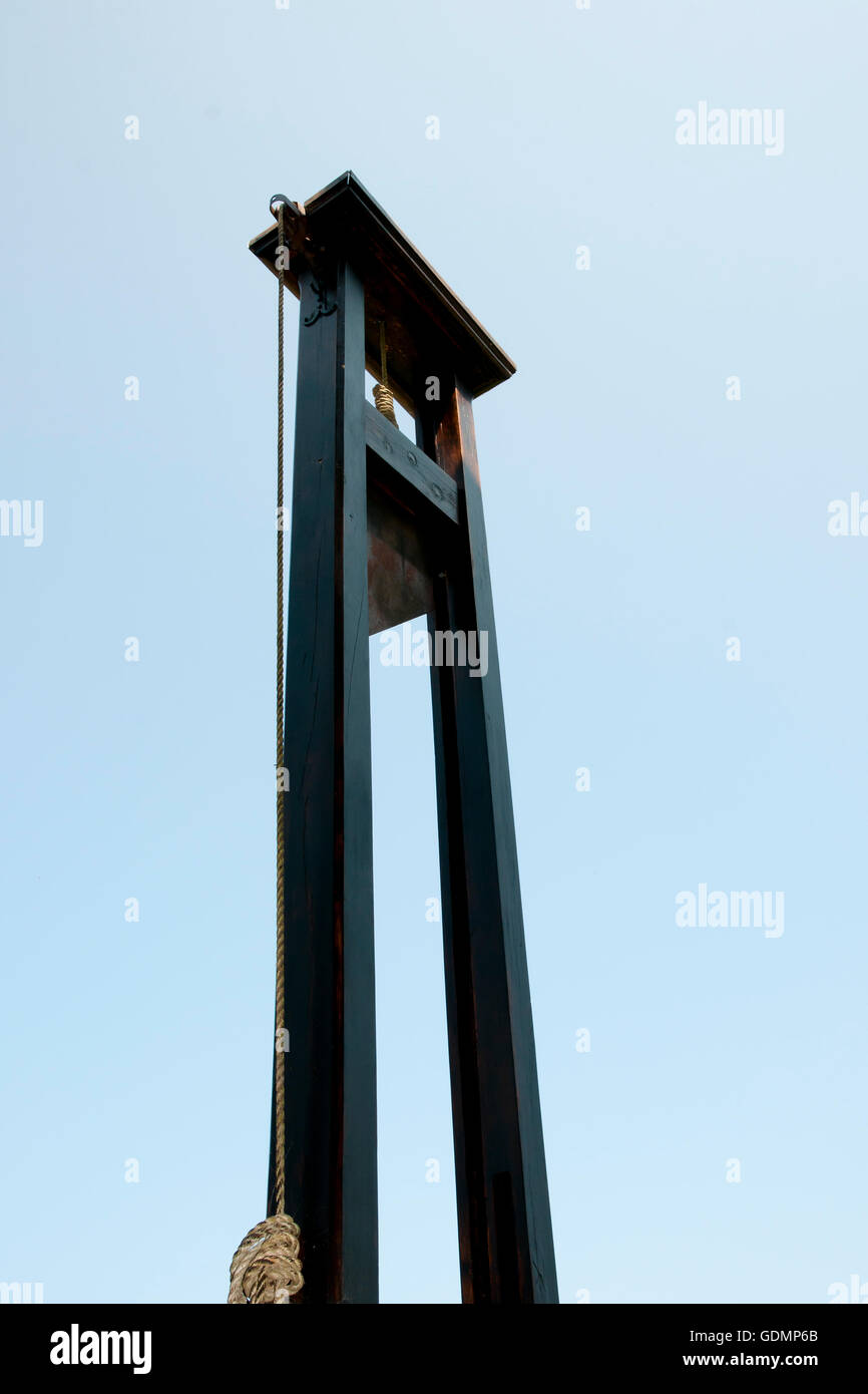 Guillotine execution hi-res stock photography and images - Alamy