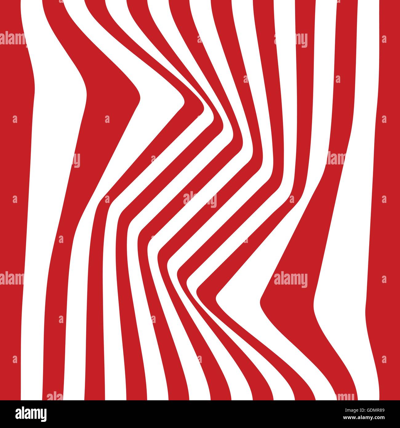 Striped abstract background. red and white zebra print. Vector ...