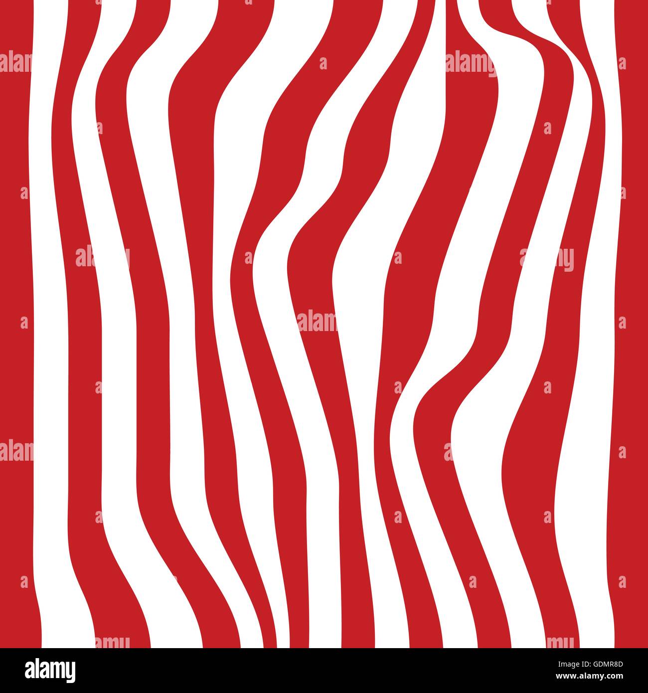 Striped abstract background. red and white zebra print. Vector ...