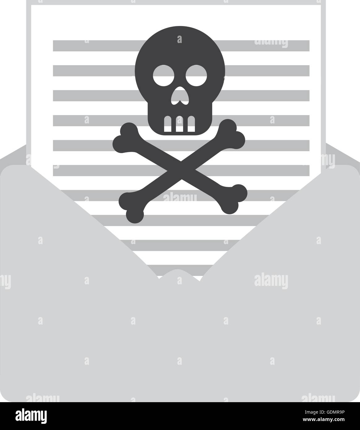 Biohazard envelope Stock Vector Images - Alamy