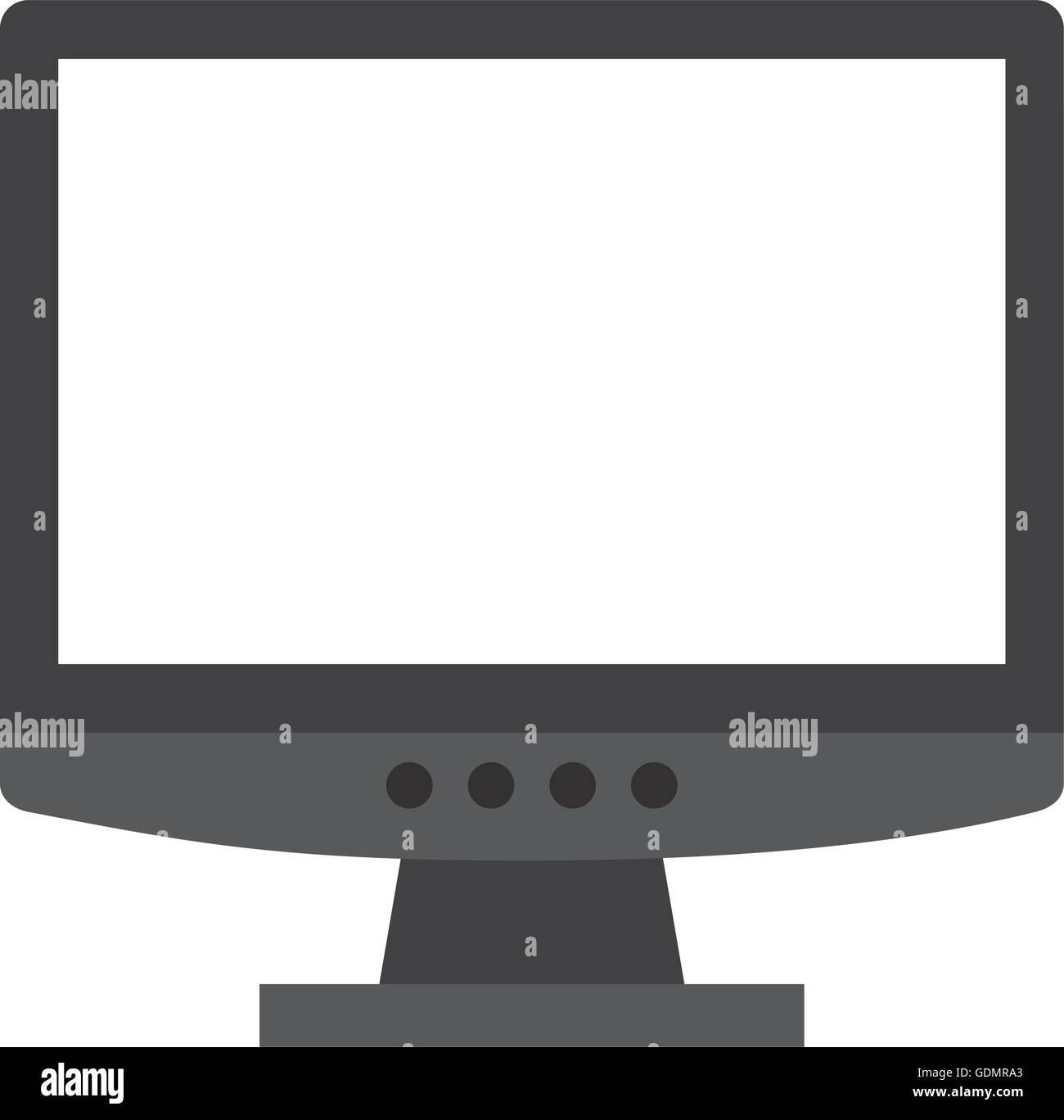 monitor computer desktop icon Stock Vector Image & Art - Alamy