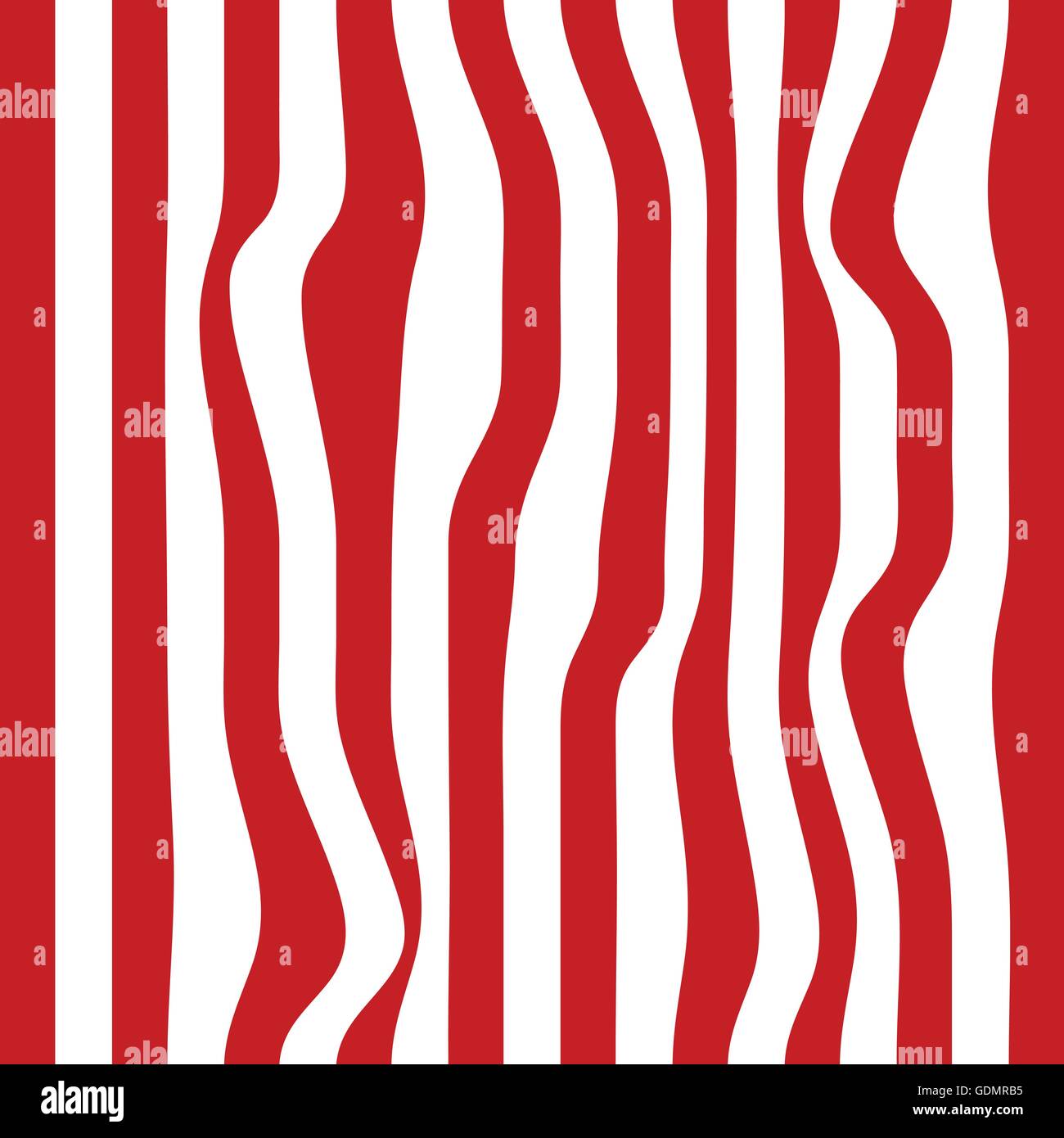 Striped abstract background. red and white zebra print. Vector ...