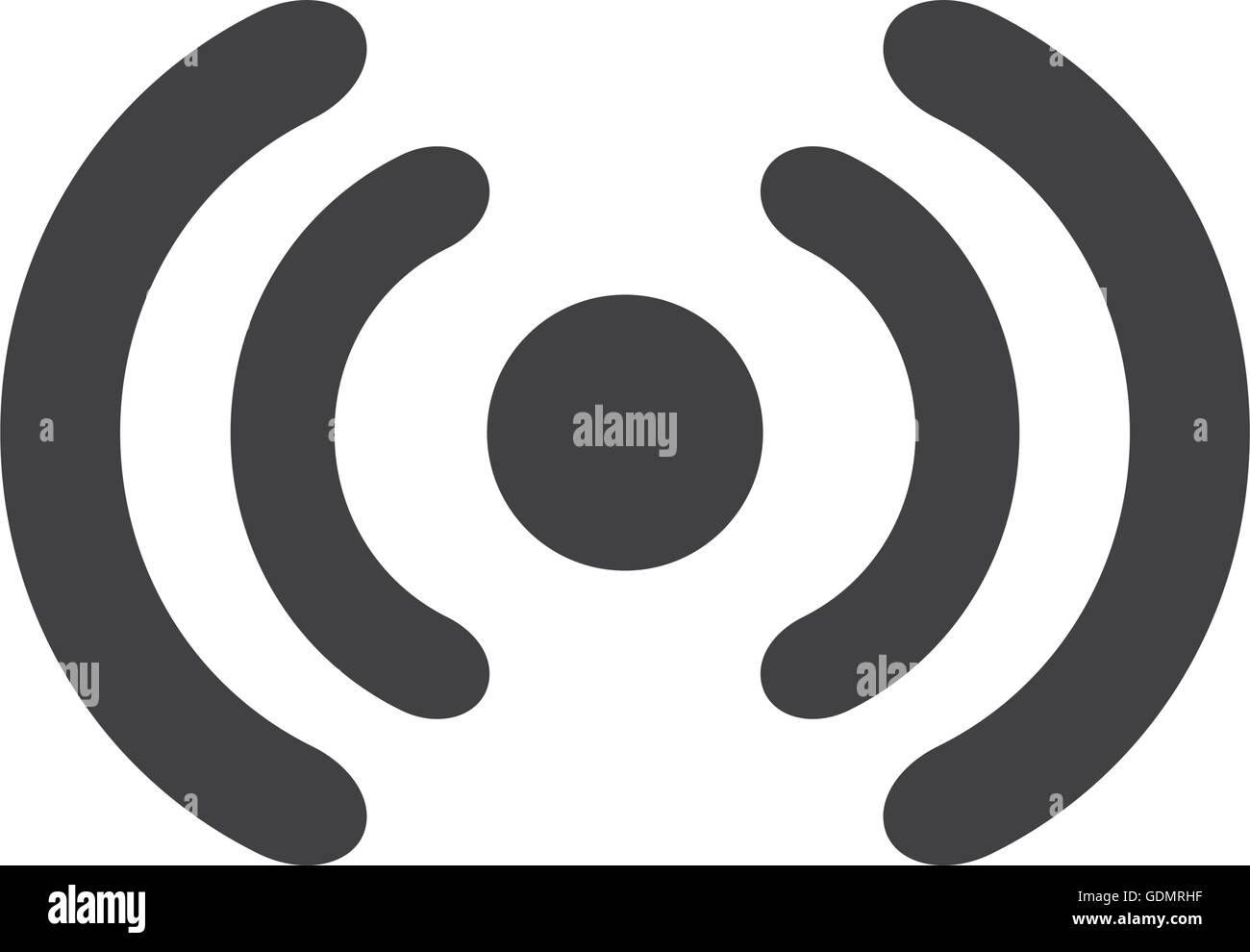 wifi waves signal icon Stock Vector Image & Art - Alamy