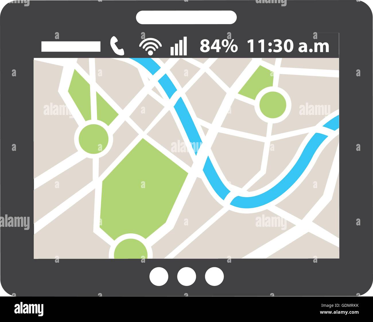 gps map app icon Stock Vector Image & Art - Alamy