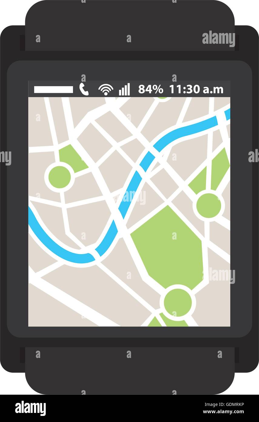 gps map app icon Stock Vector Image & Art - Alamy