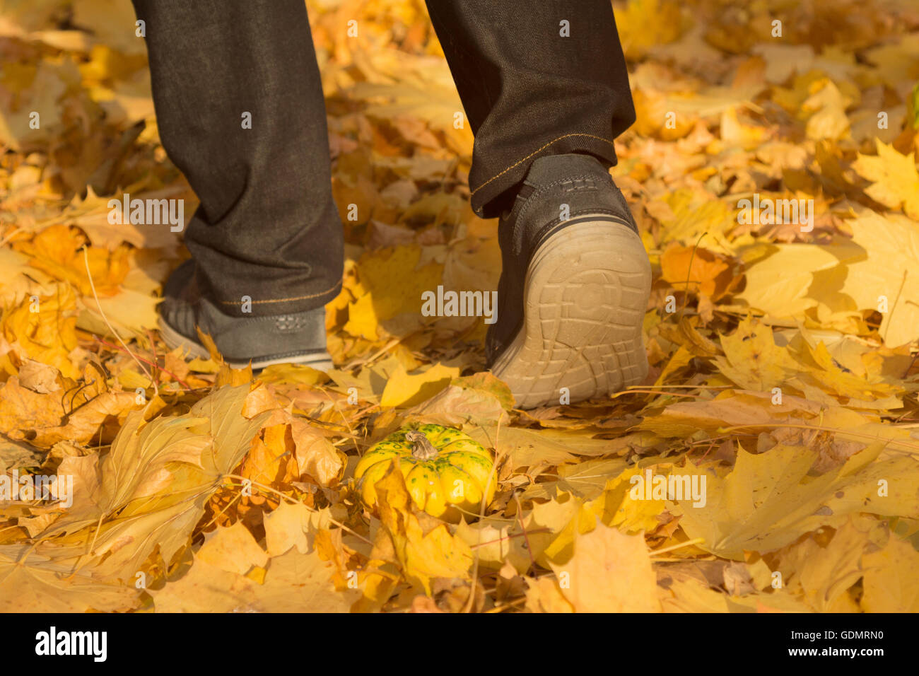Human feet walking close up hi-res stock photography and images - Alamy