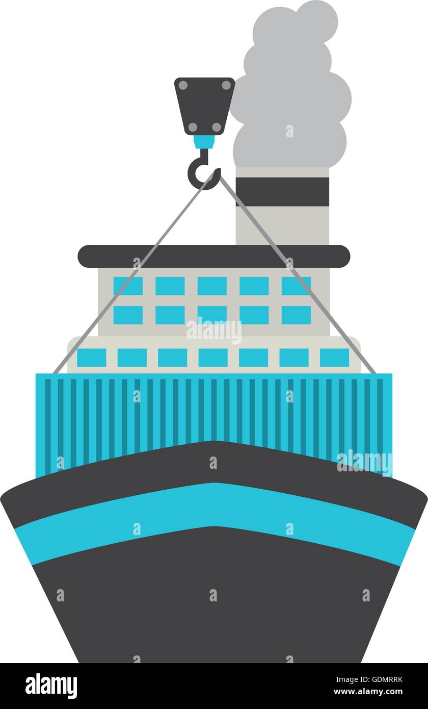 ship boat delivery icon Stock Vector Image & Art - Alamy
