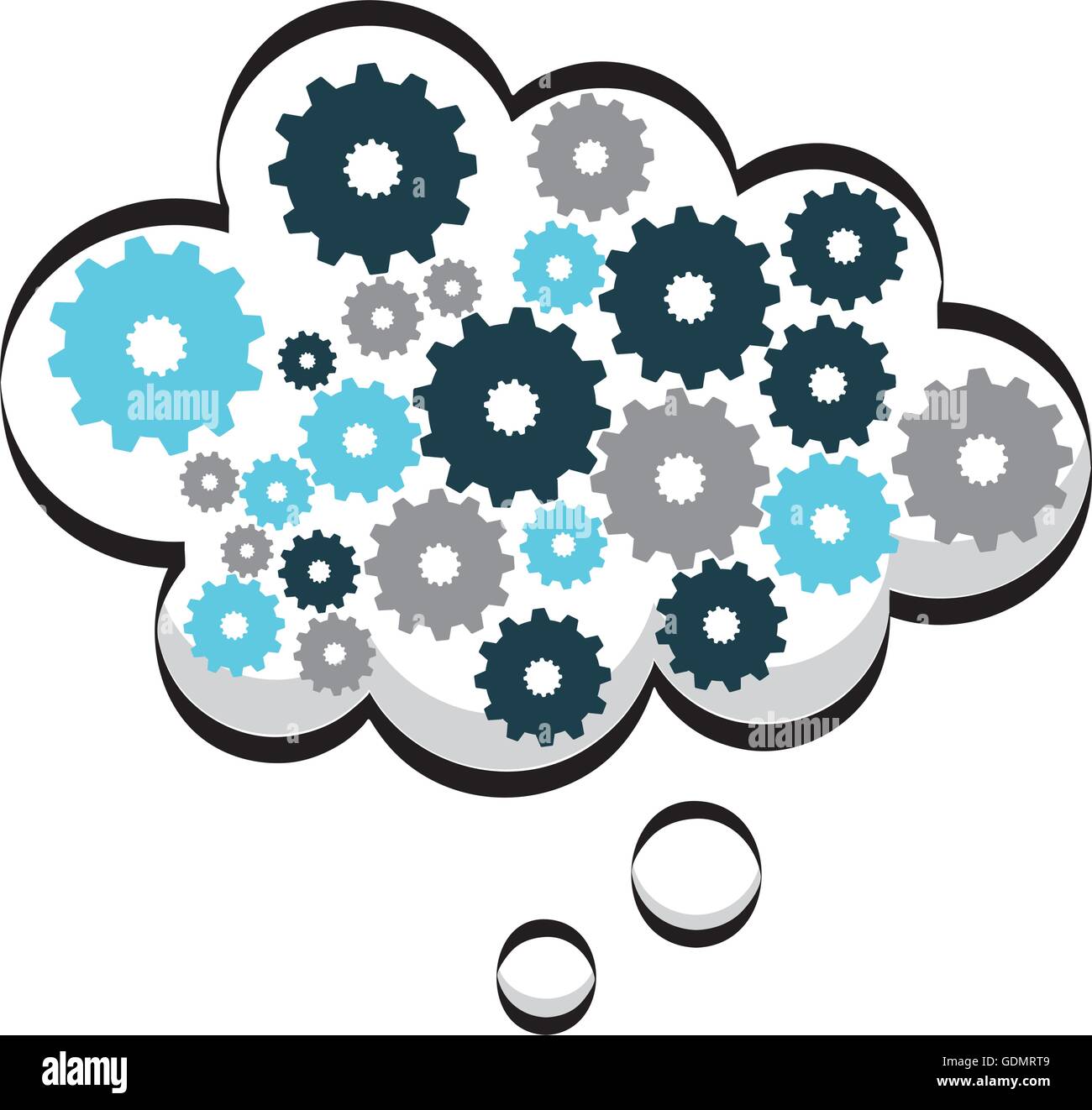 gears speech bubble icon Stock Vector Image & Art - Alamy