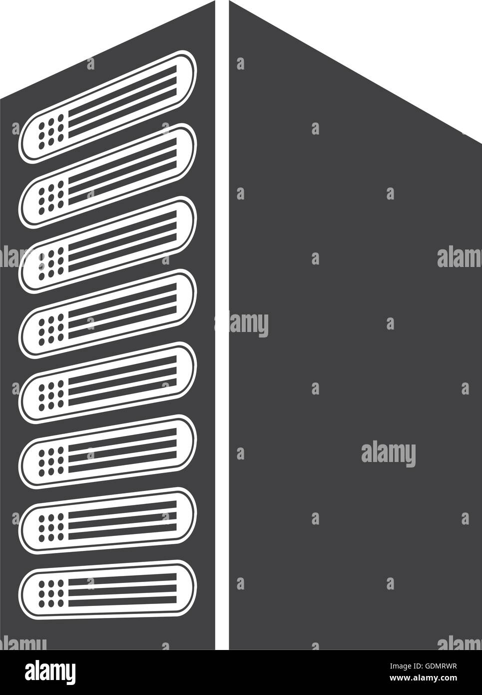 computer cpu server icon Stock Vector Image & Art - Alamy