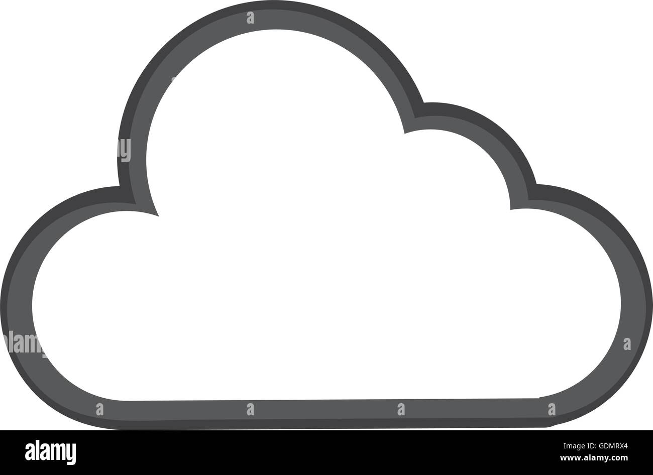 cloud computing silhouette icon Stock Vector Image & Art - Alamy