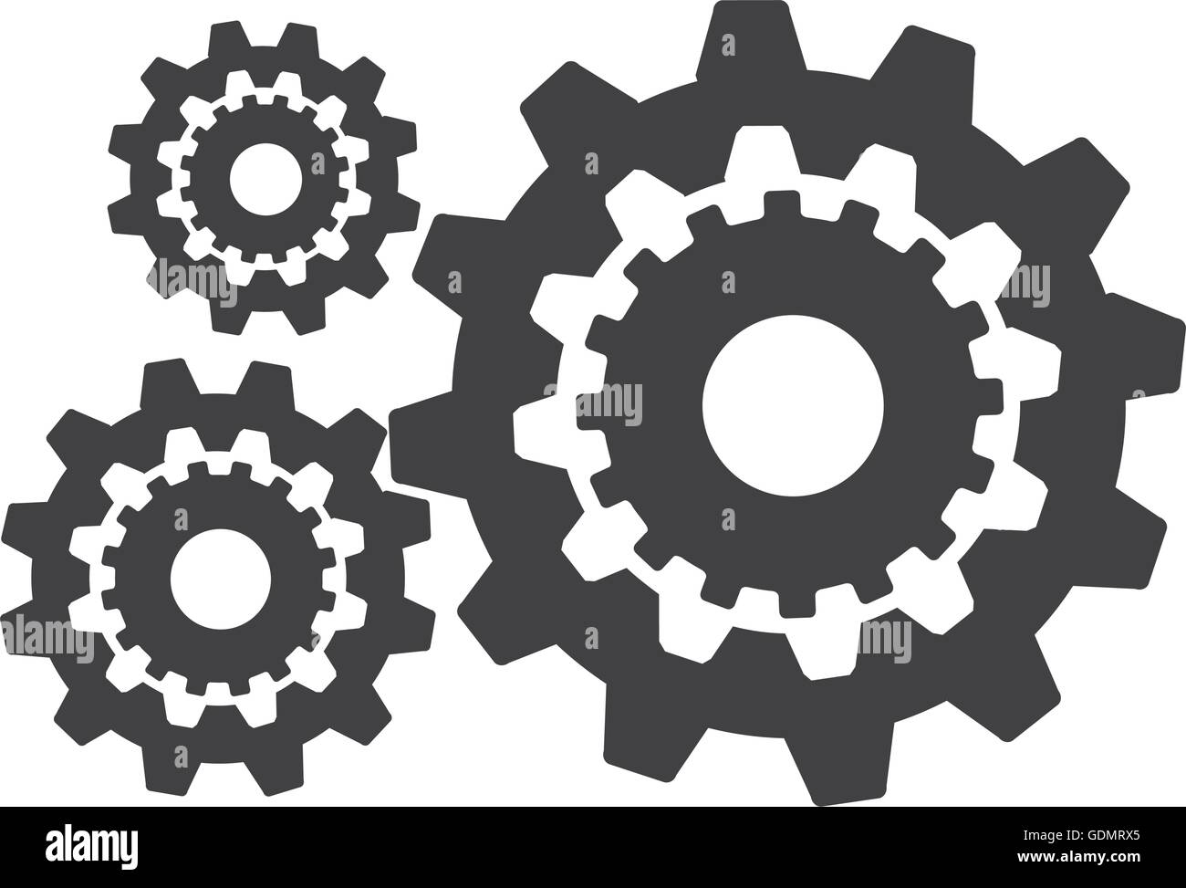 gears machine work icon Stock Vector Image & Art - Alamy