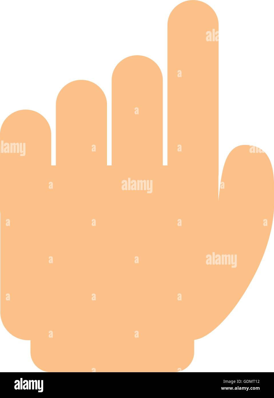 hand human finger index icon Stock Vector Image & Art - Alamy
