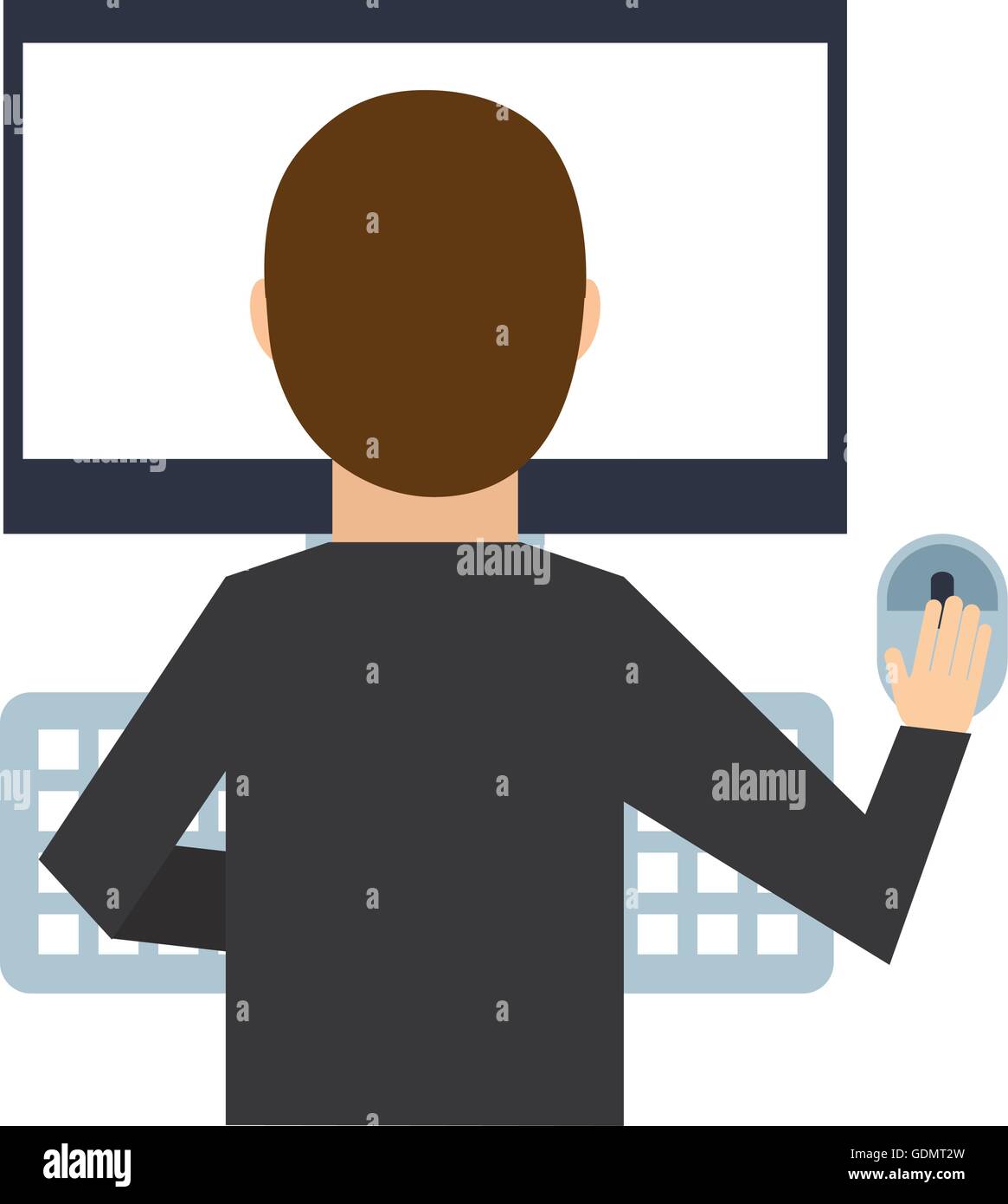 computer user person icon Stock Vector Image & Art - Alamy