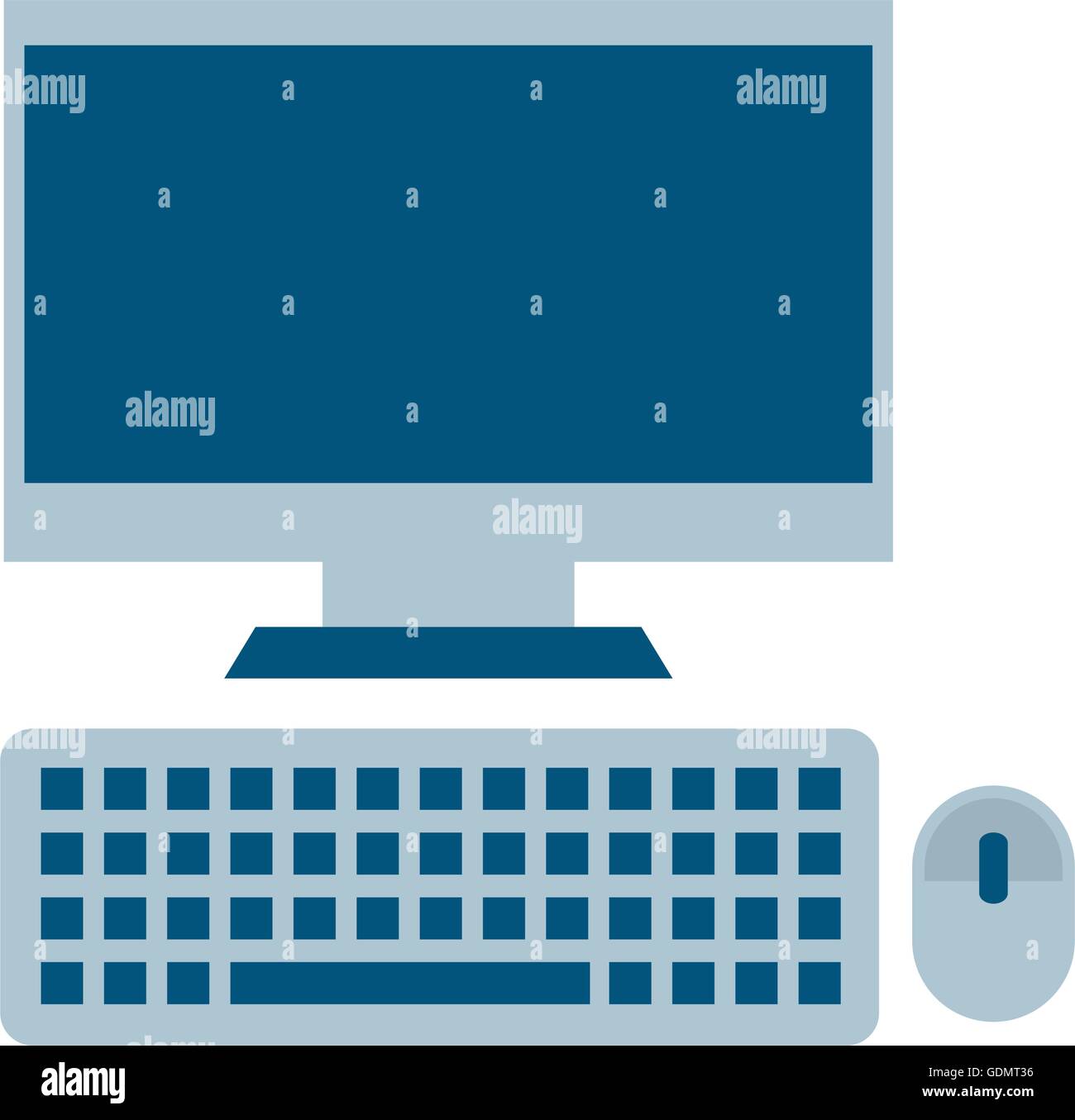 monitor computer desktop icon Stock Vector Image & Art - Alamy