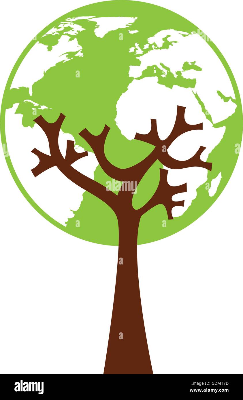 tree plant eco icon Stock Vector Image & Art - Alamy